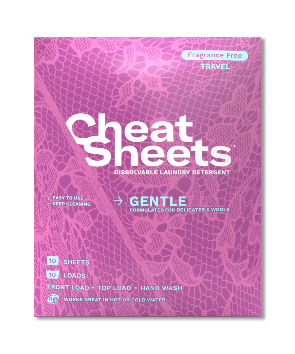 Cheat Sheets - Gentle Laundry Detergent - Fragrance Free – The Rack Shack