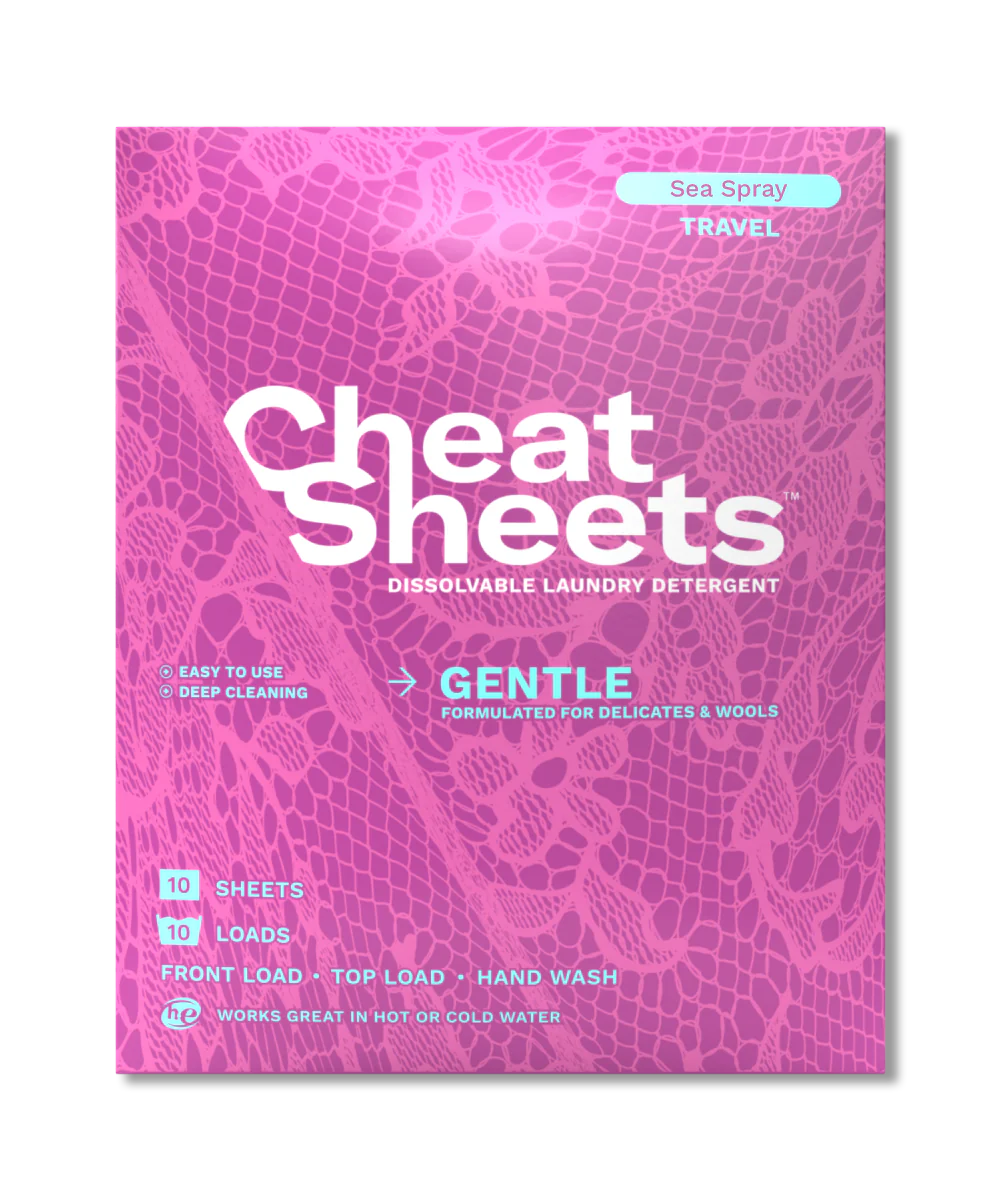 Cheat Sheets - Gentle Laundry Detergent - Sea Spray – The Rack Shack